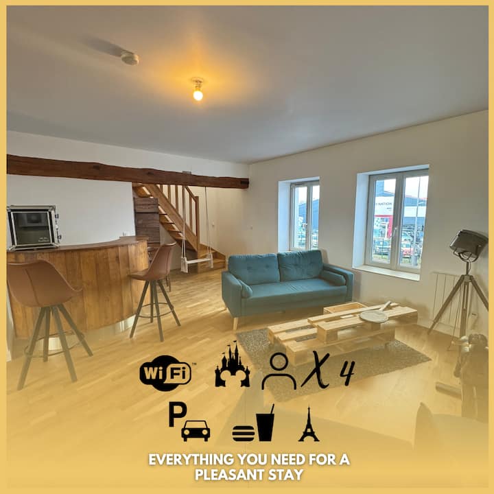 Le 72 - Bohème Chic - 20 Min De Disneyland Paris - Meaux