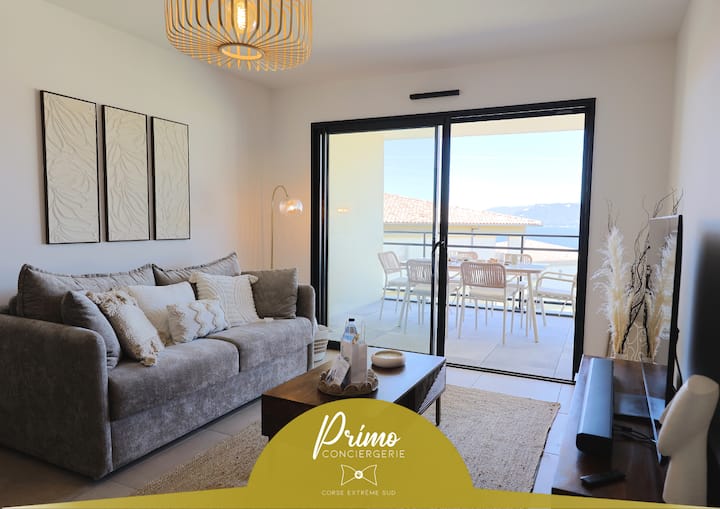 Casa Ana - T2 Vue Mer à 10 Min De La Plage - Propriano