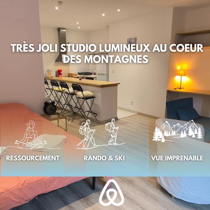 Studio Rénové Avec Balcon & Vue Sur Les Montagnes - Vars