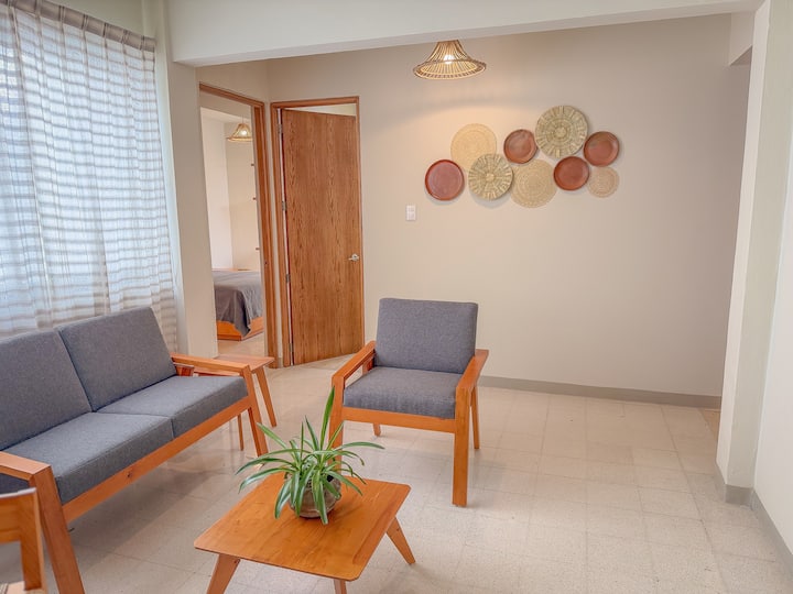 Céntrico Loft, 2 Recámaras ¡Cerca De Todo! - Mexico