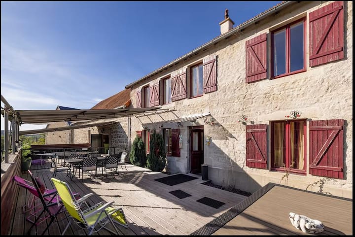 Ferme Villa, Piscine Intérieure 7 Chambres, Cinéma - Puy-de-Dôme