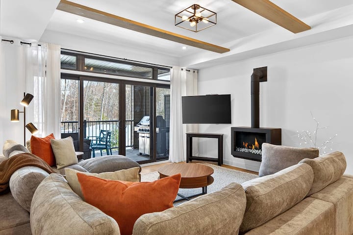 The Axia At Verbier: Hot Tub, Sauna, Mtn Views - Mont-Tremblant