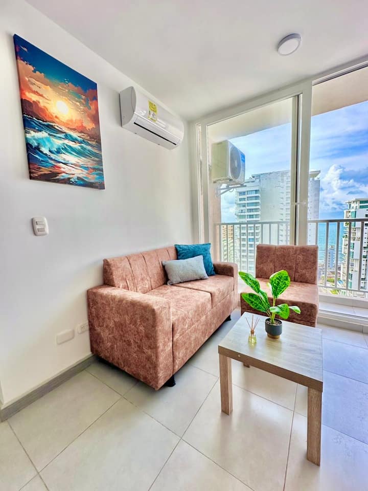 3hb Sunset 47 • Vista Al Mar • Playa A 1 Minuto - Cartagena