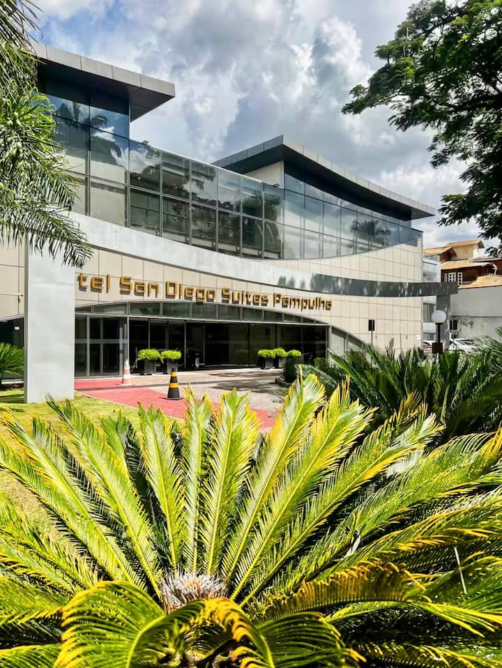 Flat Orla Da Pampulha Próx. Ao Mineirão C/ Varanda - Belo Horizonte