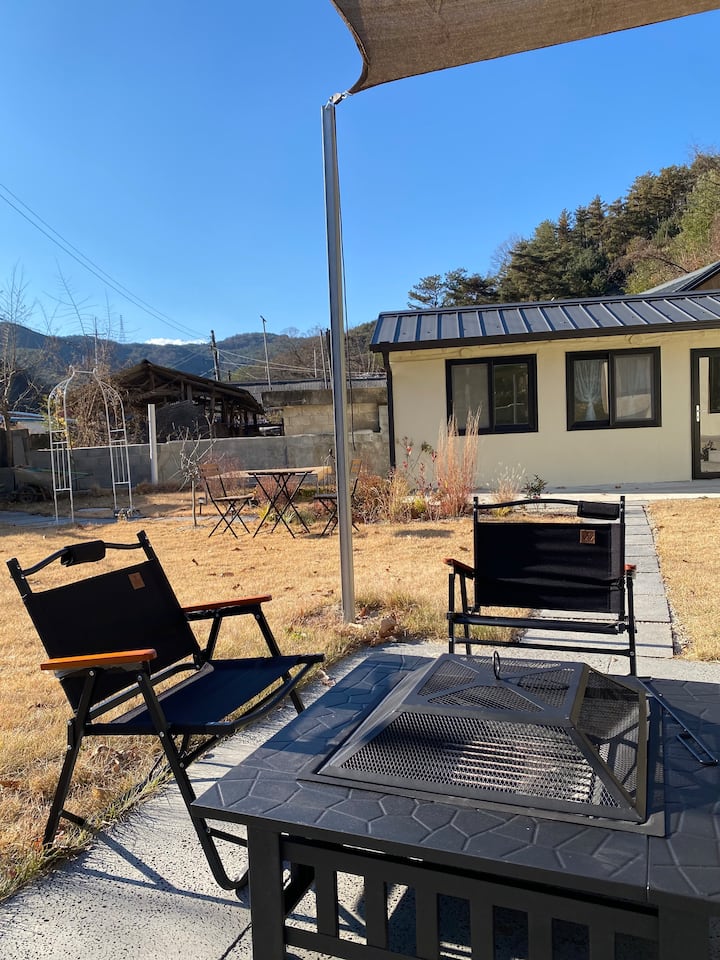 [노란대문]#프라이빗시골감성숙소#대구근교#독채#촌캉스 - 고령군