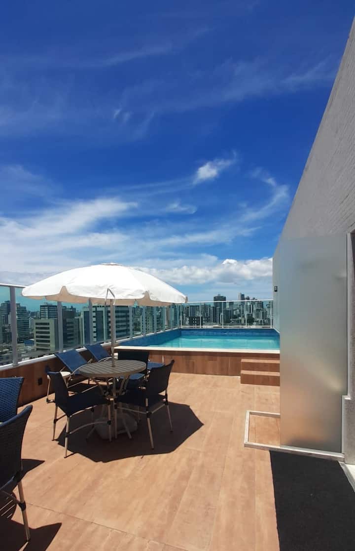 Apto Moderno No Costa Azul, Vista Para O Mar. - Salvador