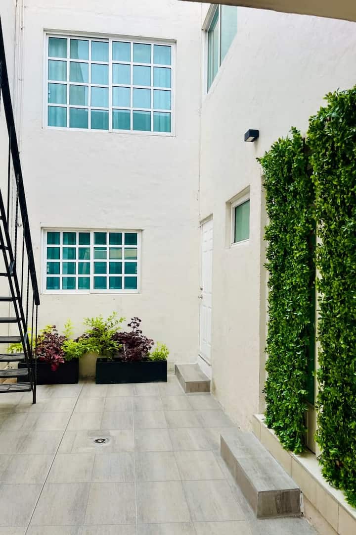 Departamento Acogedor En Letran Del Valle, Para 2 - Ciudad de México