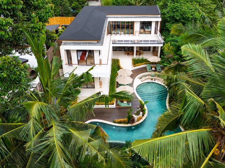 Villa Sun & Moon : 4ch Piscine, Gym & Sunken Ubud - Ubud