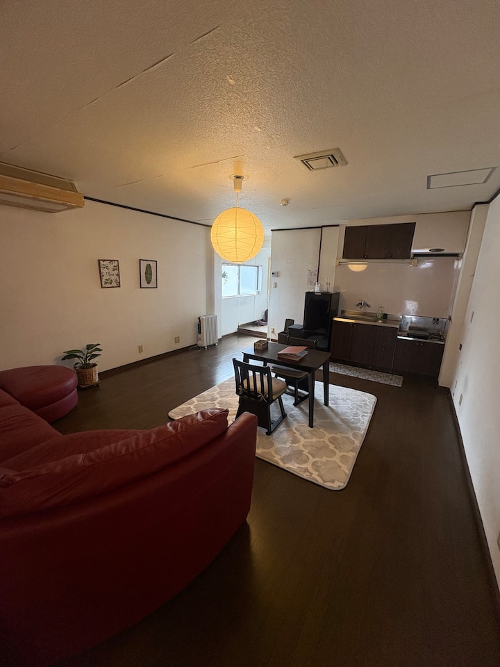 小浜駅前通りの3階の隠れ家。商店街のど真ん中で好立地！単身〜少人数、ゆったりロングステイも。 - 福井県