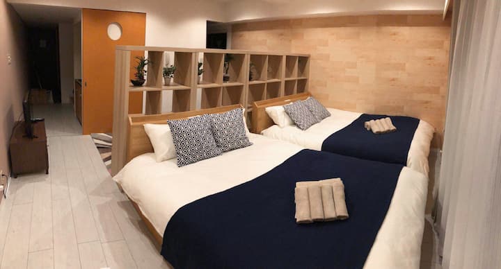 Shinsaibashi 4ppl Condo Yotsubashi Sta.5mins - Osaka