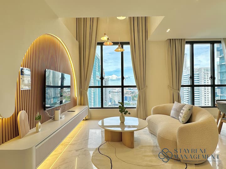 20 Setia Sky88·duplex 3br/6pax/cityview/near Ciq - Woodlands