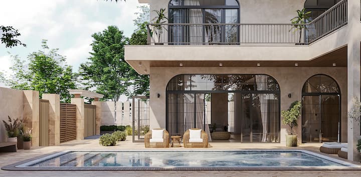 (V14) 5brs Villa|pool|bbq|free Laundry|near Beach - Phú Quốc