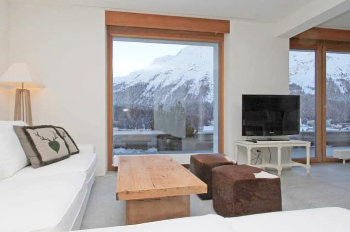 Luxurious Design Apartment At Lake Sankt Moritz - Sankt Moritz