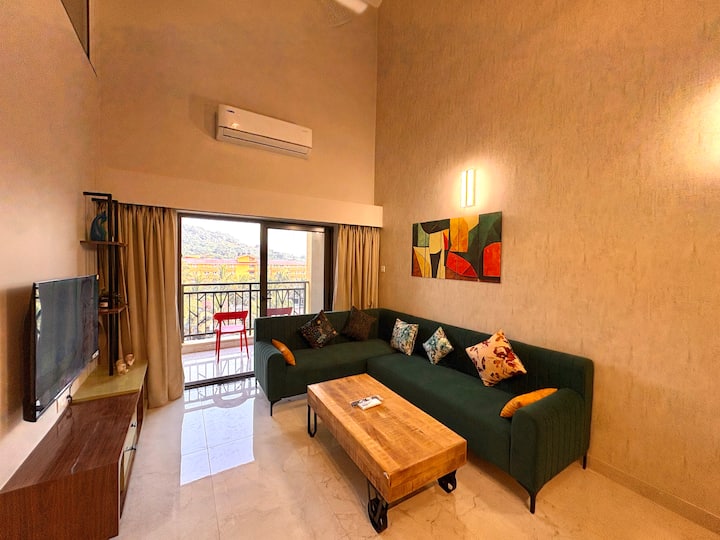 Poolside Luxury 2bhk In Candolim | Amor De Goa T5 - Goa
