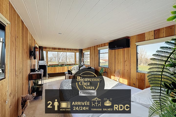 Airbnb Unique Cabane 4 Spa Centre ÉQuestre & Snak - Puy-de-Dôme