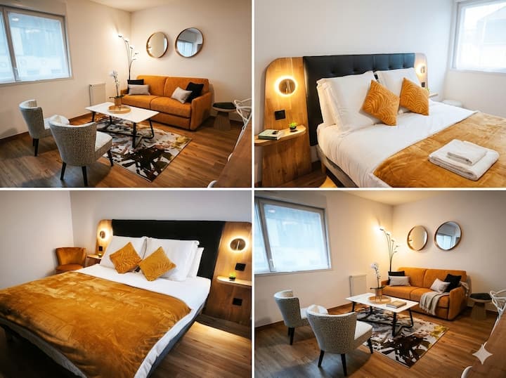 Gare Rouen & Centre Linge Et Ménage Inclus 4* - Rouen