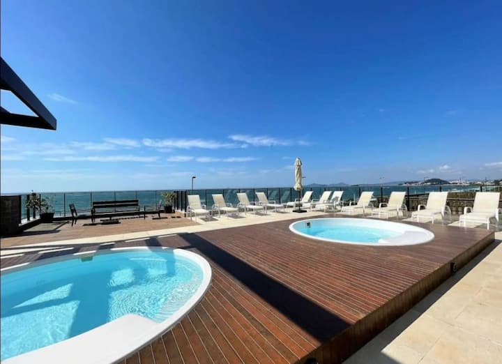 Apartamento Pé Na Areia Vilaaçoriana Confort Club - Barra Velha