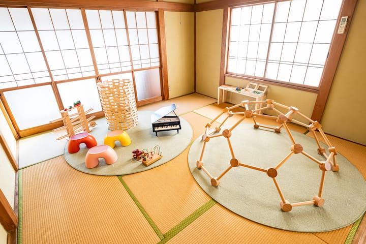 富士山ドライブ旅の拠点｜プレイルーム＆赤ちゃん歓迎｜4br・駐車4台可｜複数家族ok - Shizuoka