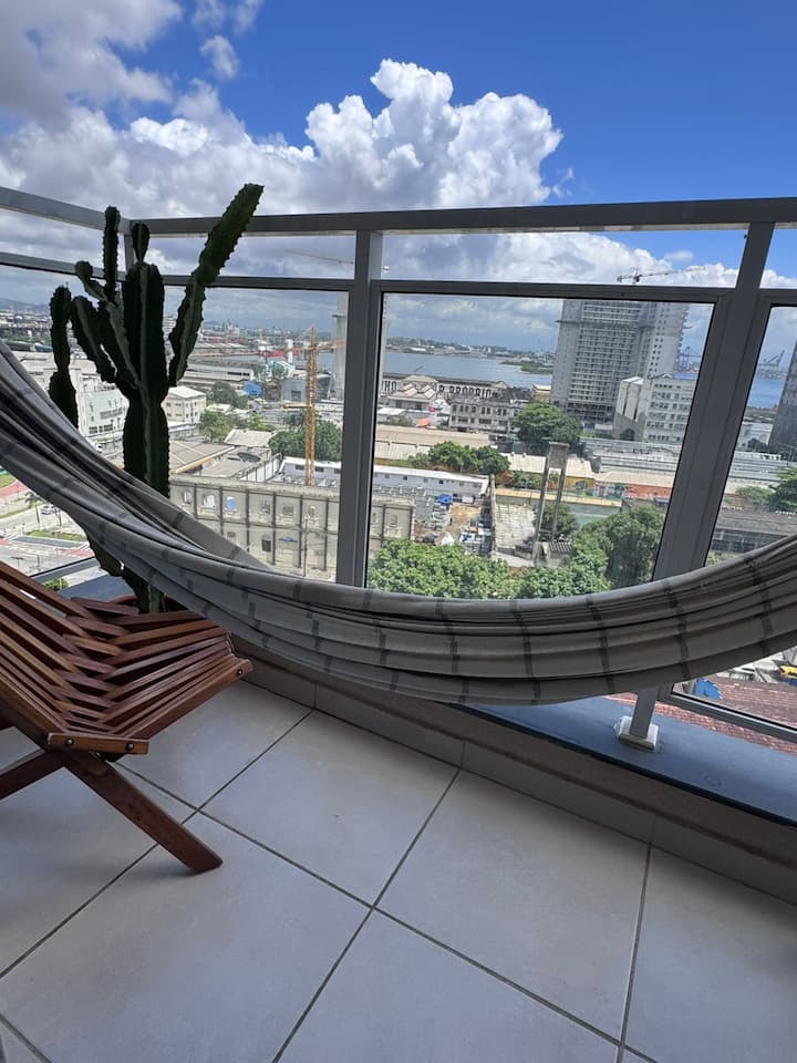 Mirante Do Porto • 2 Varandas • Vista Para A Baía - ブラジル