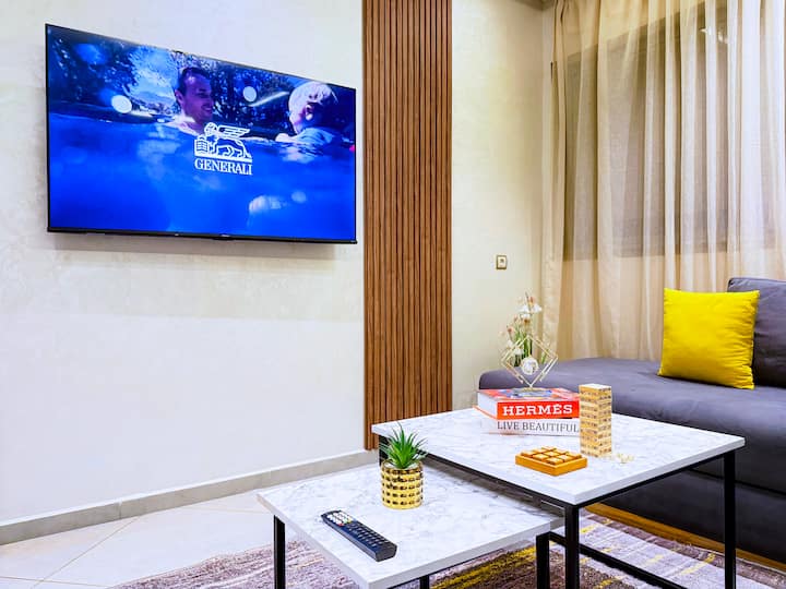 Appartement Lumineux Avec I.p.t.v & Netflix - Kénitra