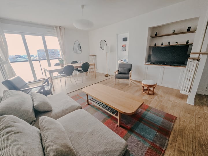 L'escale à Reims / Appartement 3 Chambres / Balcon - Reims