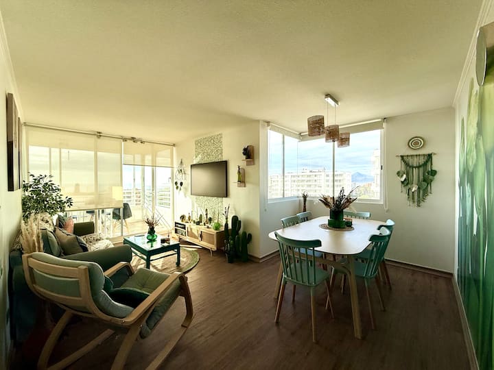 Boho Beachfront Apartment With Direct Beach Access - La Serena