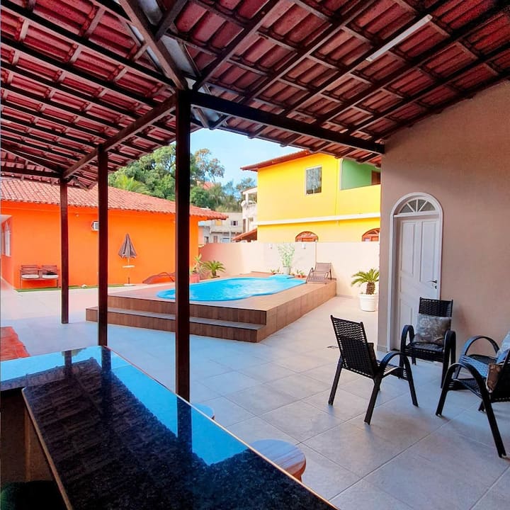 Casa Com Piscina E Churrasqueira Próxima Ao Centro - Guarapari