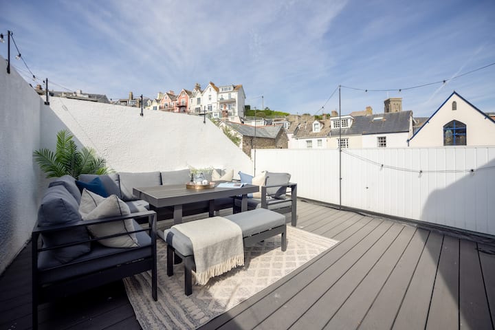 Modern Apt With Roof Terrace | Centre Of Salcombe - Salcombe