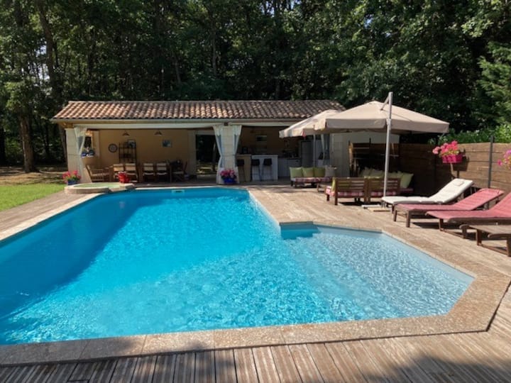 Ancienne Gare Avec Piscine Chauffée, Parc Clos - Bergerac
