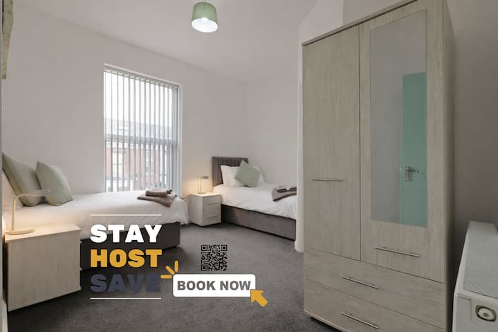 Chesterfield 2 Bed | Sleeps 5 - Ideal For Workers - Chesterfield