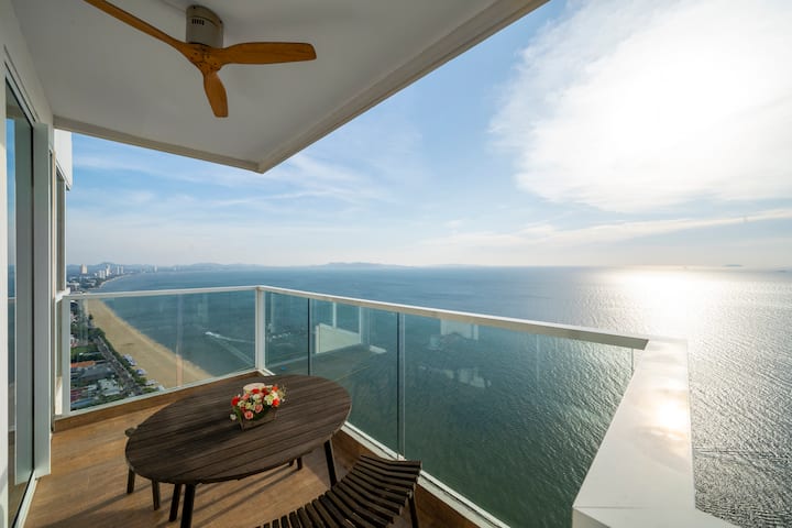 Luxurybeachfrontpanorama2.5br(41f)swimmingpool,gym - Pattaya City