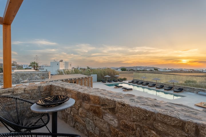 Penthouse | Sunset | Hot Tub | Breakfast | Luxury - Mykonos
