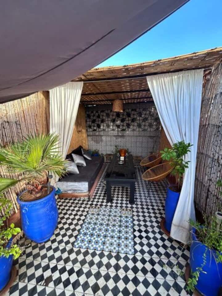 Douiria Authentique Avec Rooftop - Marrakech