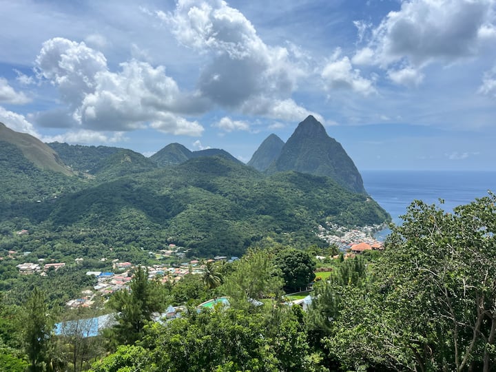 Caille Pawpaw, Soufriere, St. Lucia. Amazing Views - Santa Lucia