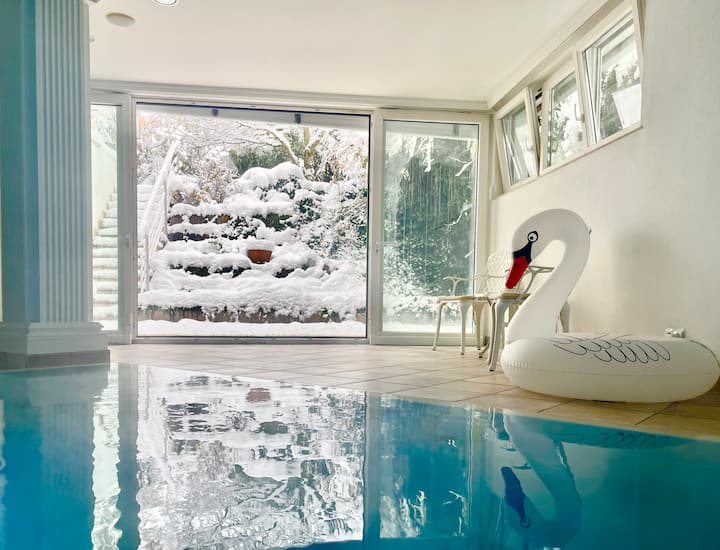 Holiday Luxury Villa Indoor Pool Near Basel - Neuenburg am Rhein