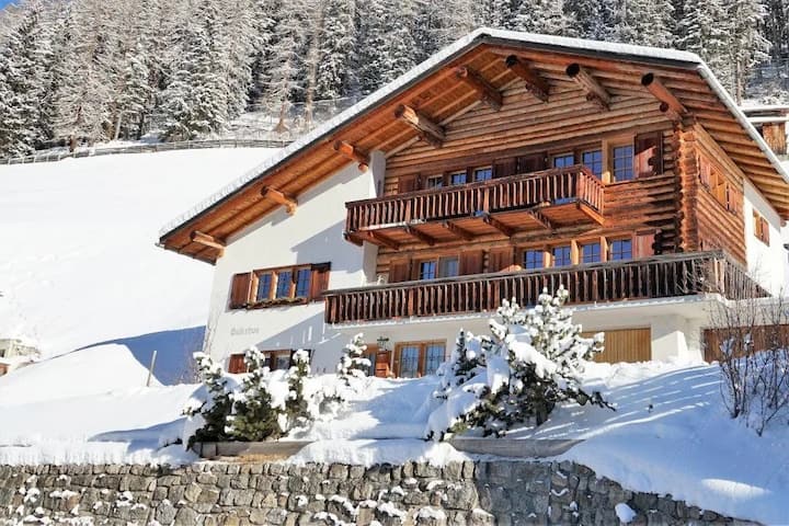 Charmante 5.5 Zimmer Wohnung In Davos Monstein - Davos