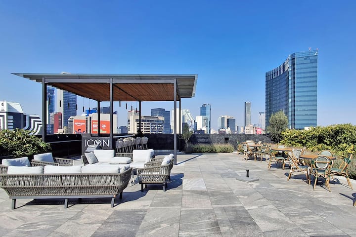 Luxury Loft Roma Norte With Pool, Gym, Ac & Cowork - Mexico