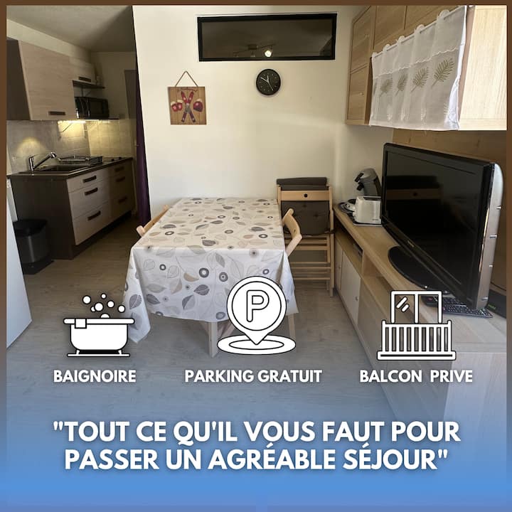 Studio 4 Personnes à Prémanon - Les Rousses