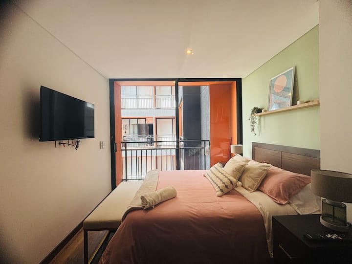 Loft Moderno En Parque 93 Chico /Wifi/gym|taj97 - Bogotá