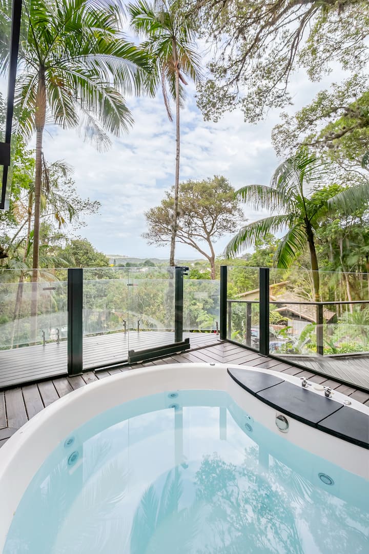 Casa Com Vista Deslumbrante Para O Mar E Lagoa! - Florianópolis