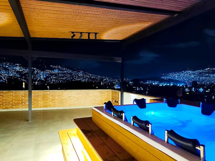 Jacuzzi • Turco • Interno • Moderno - Medellín