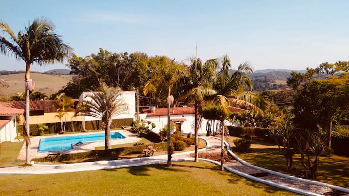 Casa De Campo Premium Com Piscina E Lareira - Atibaia