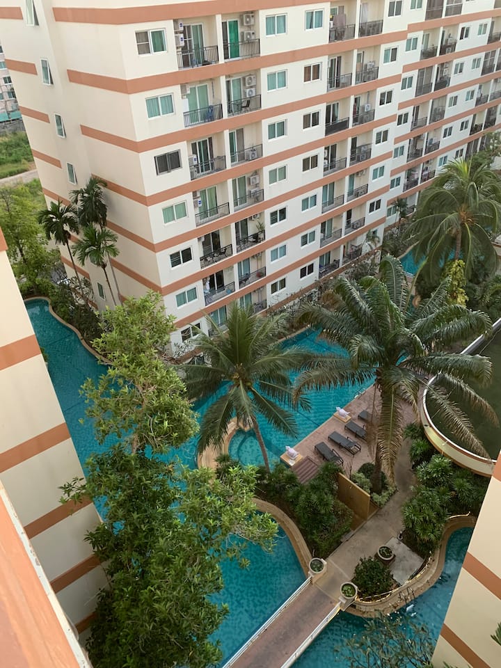 Park Lane Jomtien Resort一卧双床房出租 - Pattaya