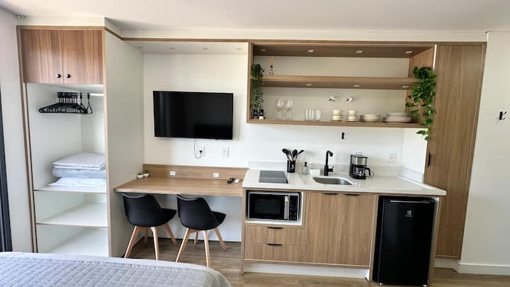 Studio 812/2, Vista Mar, Beto Carrero/frente Mar! - Penha