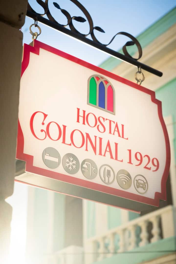 Apto Completo. Hostal Colonial 1929 Puro Centro - 古巴