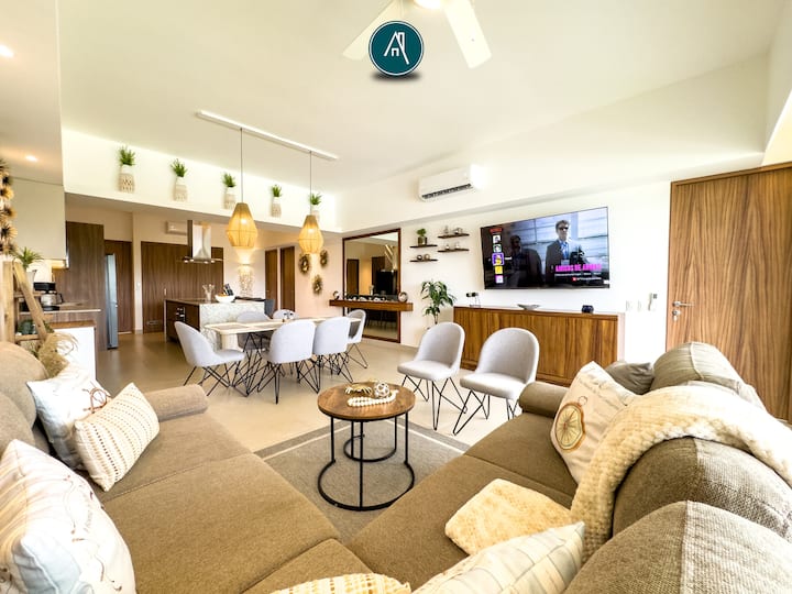 Terramar En Flamingos | Amplio 3br Acceso Playa - Bucerías