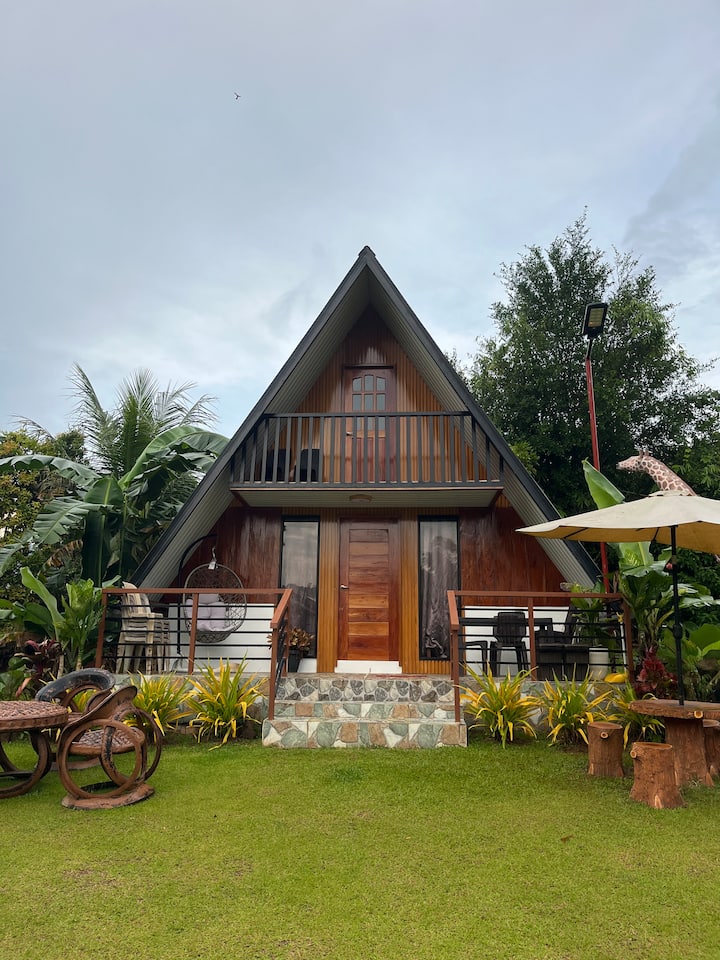 A Frame House Inside The Resort - Puerto Princesa