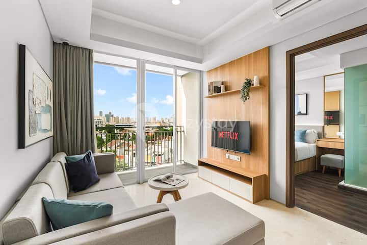 Kiva By Kozystay | Beach Pool | 3br Premier Plus - Jakarta