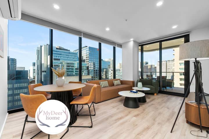 Cbd 2br Luxe Escape Walkable & Free Parking -