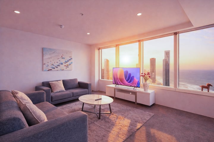 Level 50+ Skyline Serenity | Oceanview | Pool&gym - Surfers Paradise